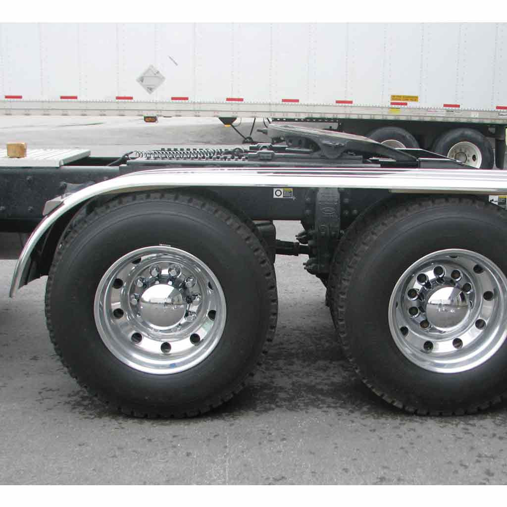 Trux TFEN-H24 125" Stainless Steel Half Fenders