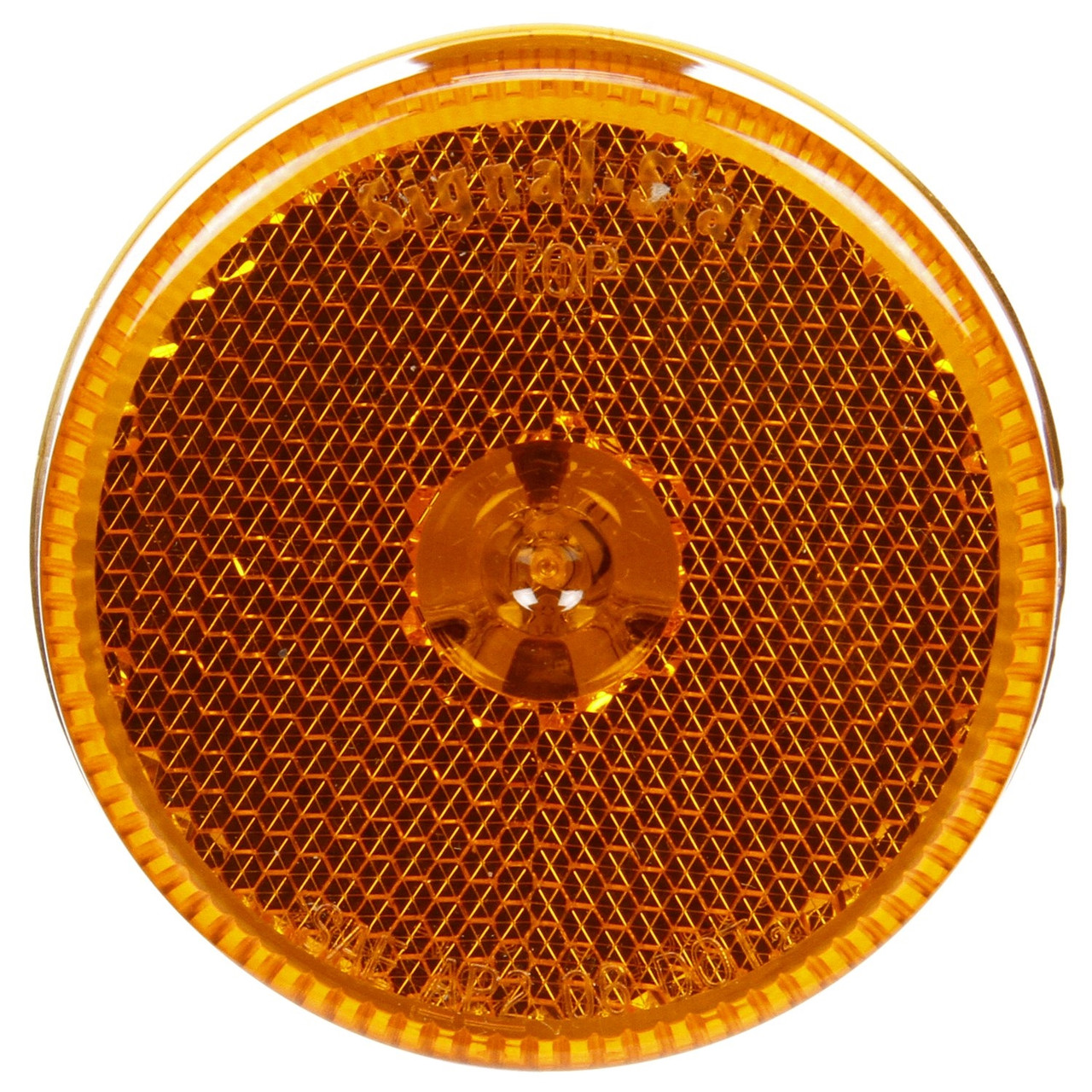 Truck-Lite 1052A Amber Reflectorized LED Signal Stat M/C 2.5" Light 4 Diode
