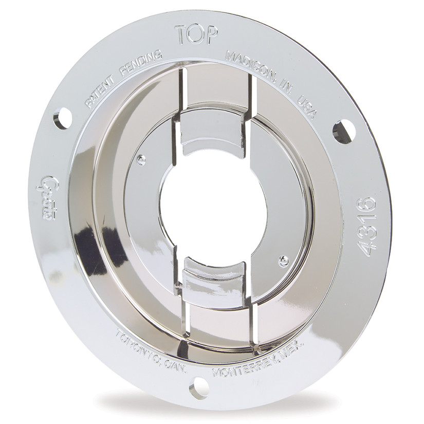 43163-3: Chrome Plastic Bracket