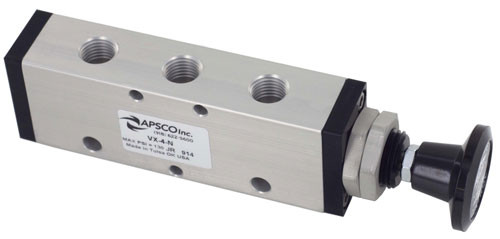 Apsco VX4NM 4 Way Push Pull Valve Tailgate 1/4" Exhaust Ports