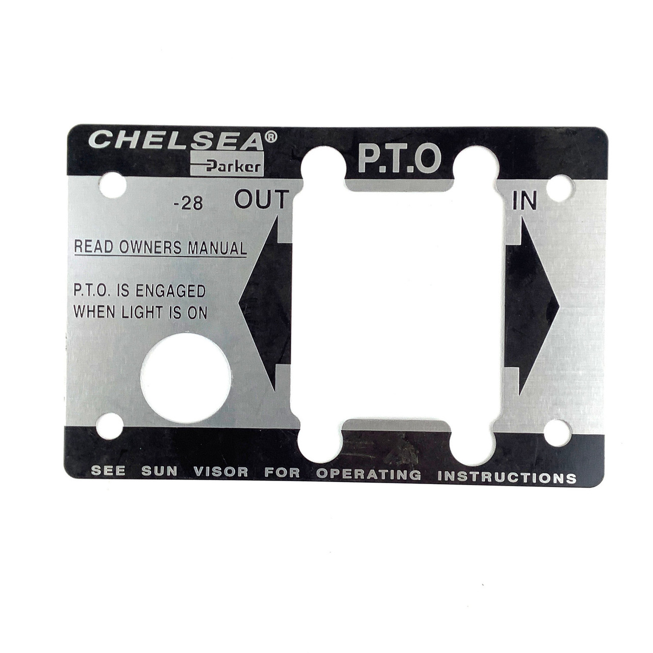 68-P-28 Chelsea Name Plate