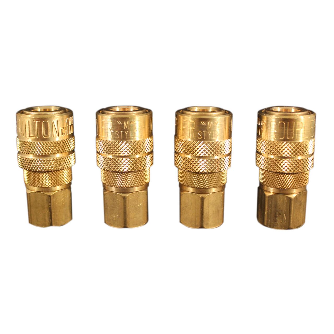 Milton S-715-4 1/4" Fem. Body M-Style 4-pack