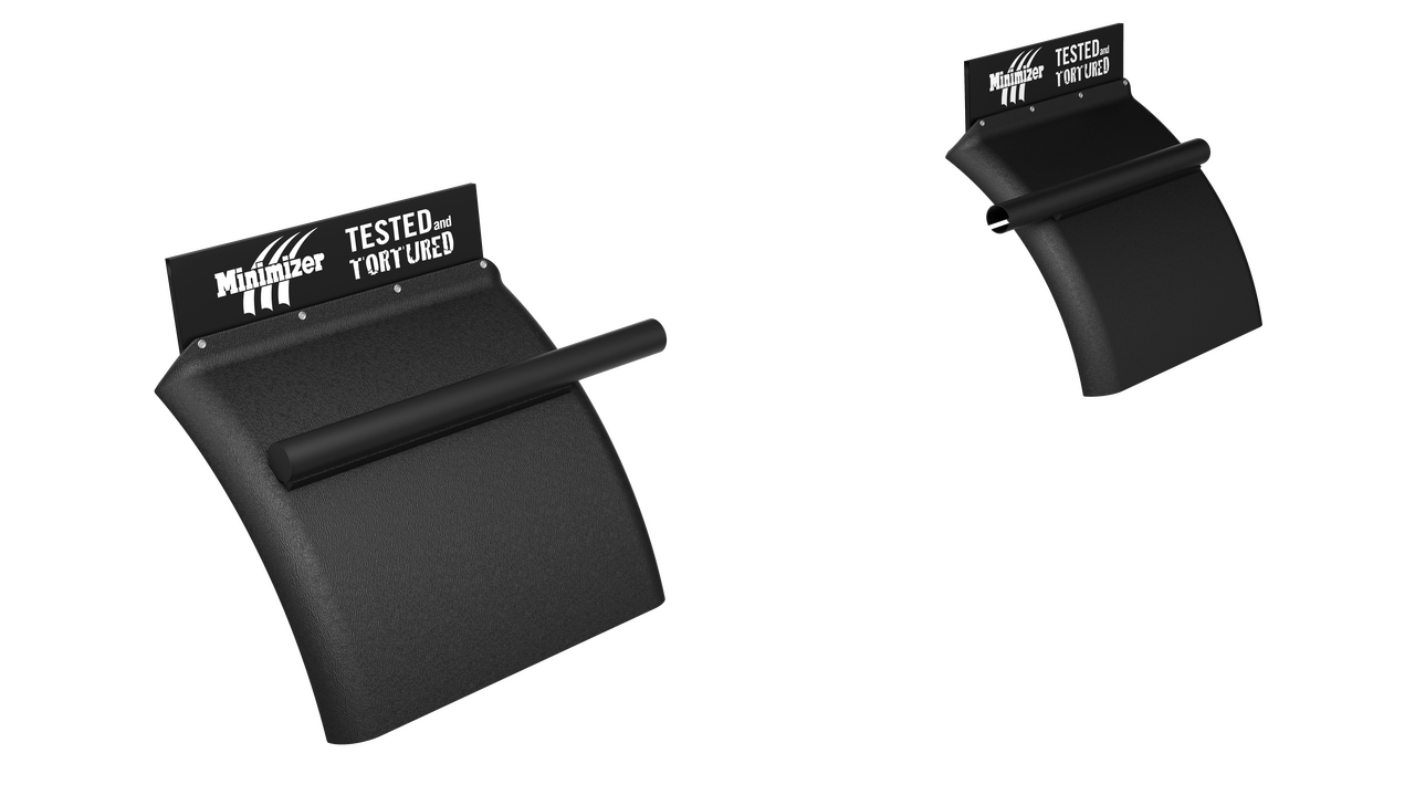 MIN1400B Minimizer Black Quarter Fender Pair