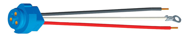 Grote 67002 Pigtail, 11" Long, 3-Wire Plug-In Pigtail For Male Pin Light