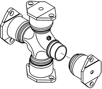 5-280X Dana Spicer U-Joint 1710 Series W/ Hardware