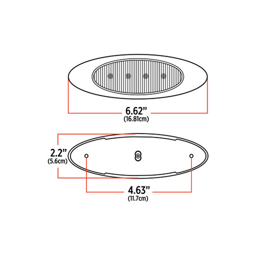 TRUX TLED-G4A Amber Marker LED Light "Generation 1"