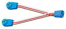 Grote 66814 Pigtail, 9" Female To Male "Y" Adaptor