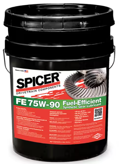 Spicer FE75W90-P 75W-90 FE SYNTHETIC GEAR LUBE - PAIL