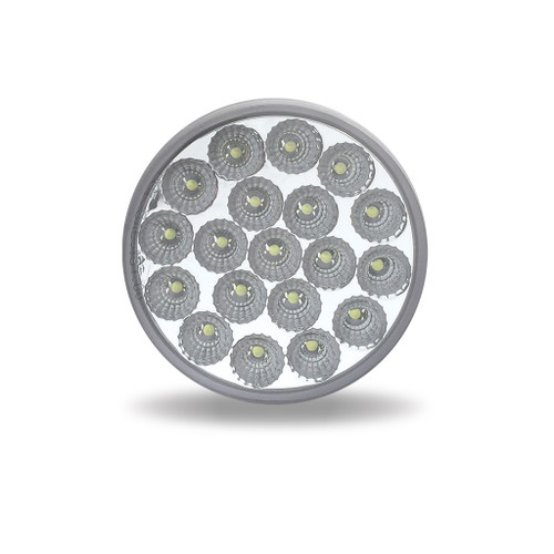 TRUX TLED-419CR 4" Clear Lens Red LED Stop, Turn & Tail Light 19 Diode