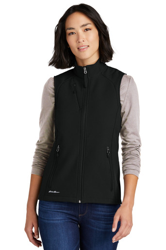 Eddie Bauer EB547 Women's Stretch Soft Shell Vest - SweatshirtStation.com
