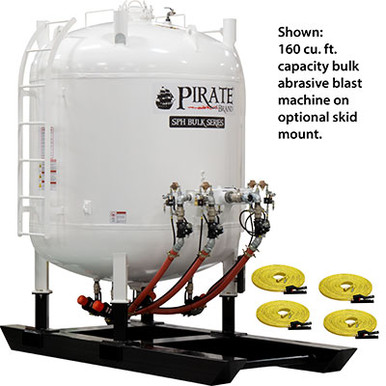 SPH, BULK BLAST POT, 160 CU FT, PNEUMATIC CONTROLS, (4) OUTLETS, APV ...
