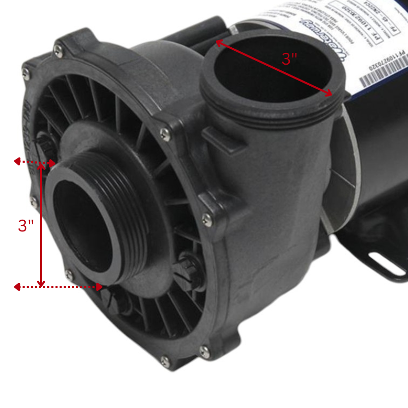 Waterway Executive Pump 56F 5HP 2 Speed 2"/2"