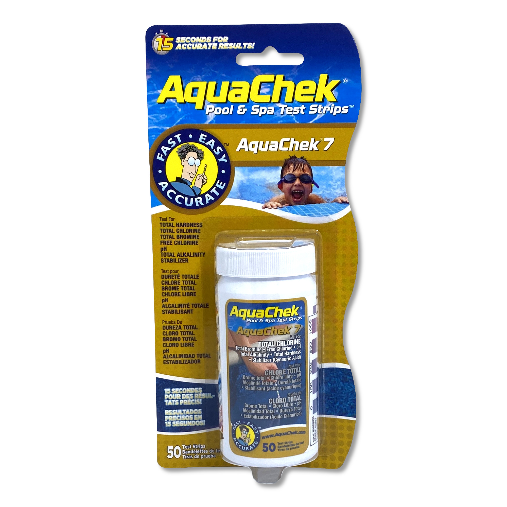 Aquachek Select 7-in-1 Test Strips- Refills