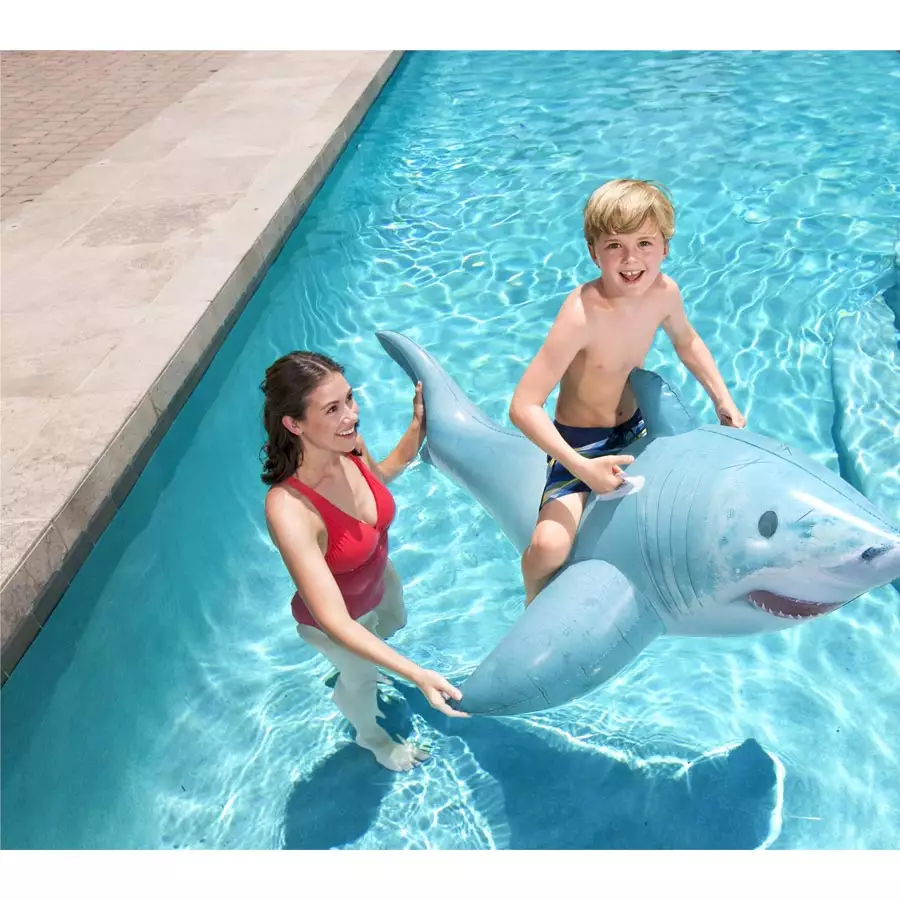 Bestway Realistic Shark Ride On Inflatable Pool Toy