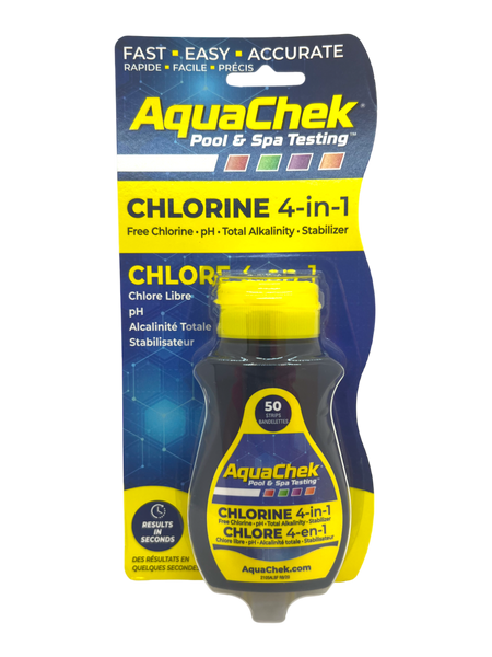 Aquachek Yellow Chlorine Test Strips | Canada Hot Tub Parts®