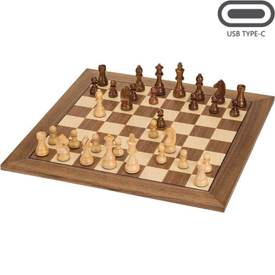 DGT USB-C e-Board Walnut Timeless Weighted