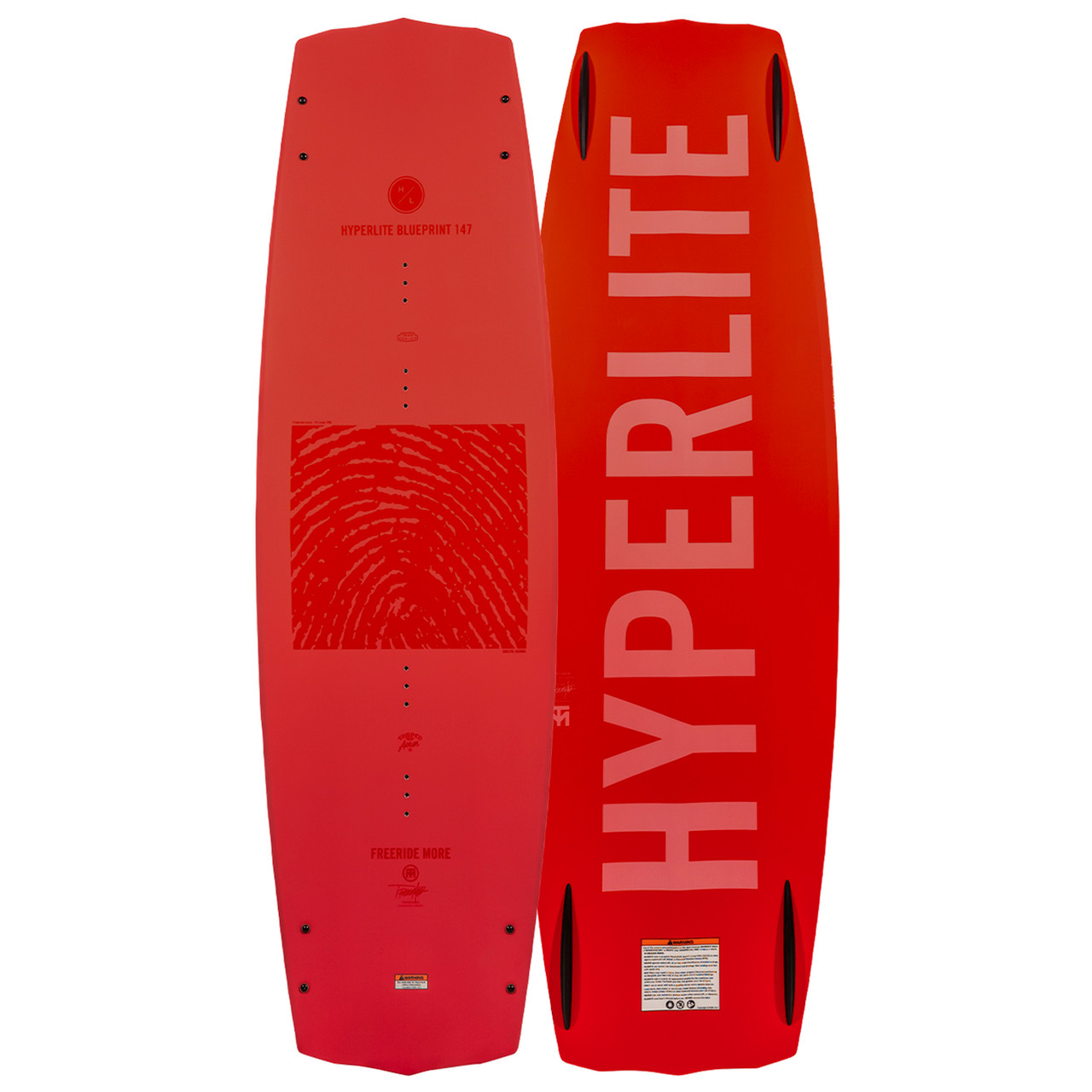 Hyperlite Blueprint 143 cm Wakeboard with Team Open Toe Boots for the ...