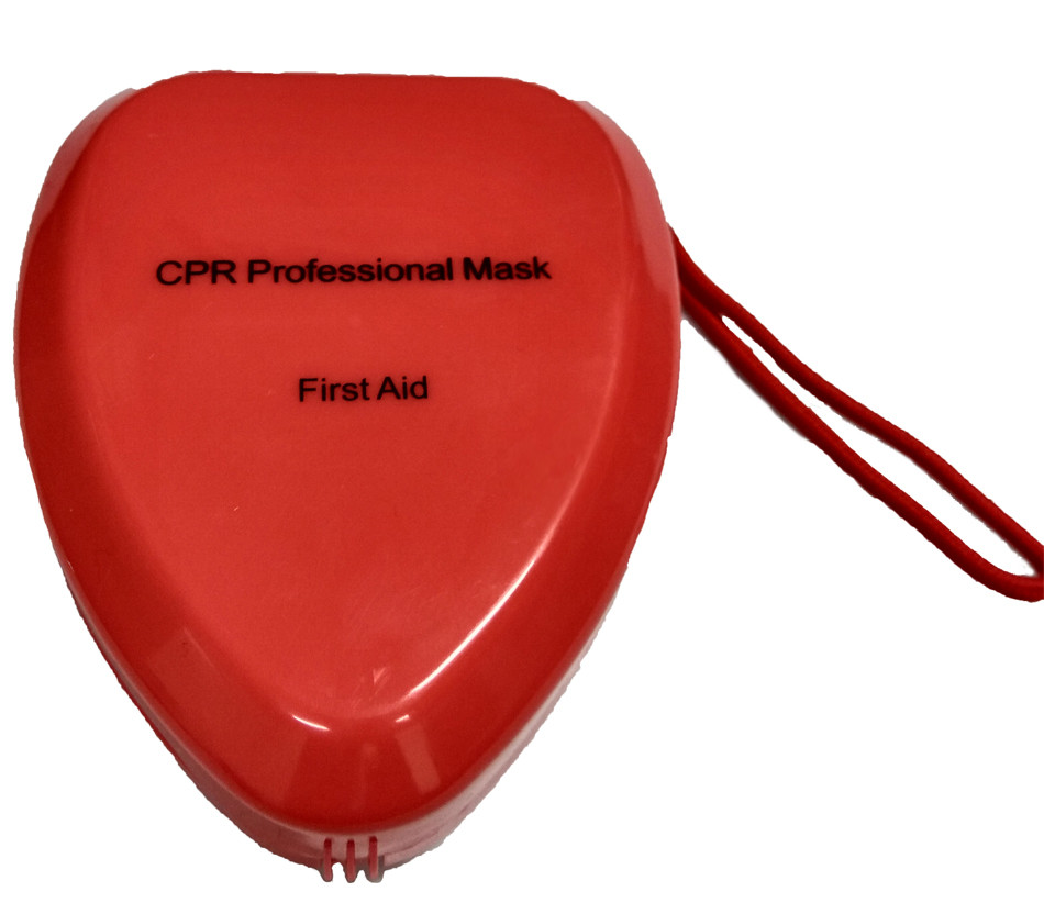 Emergency CPR Ventilation Mask - Orange - Israeli First Aid