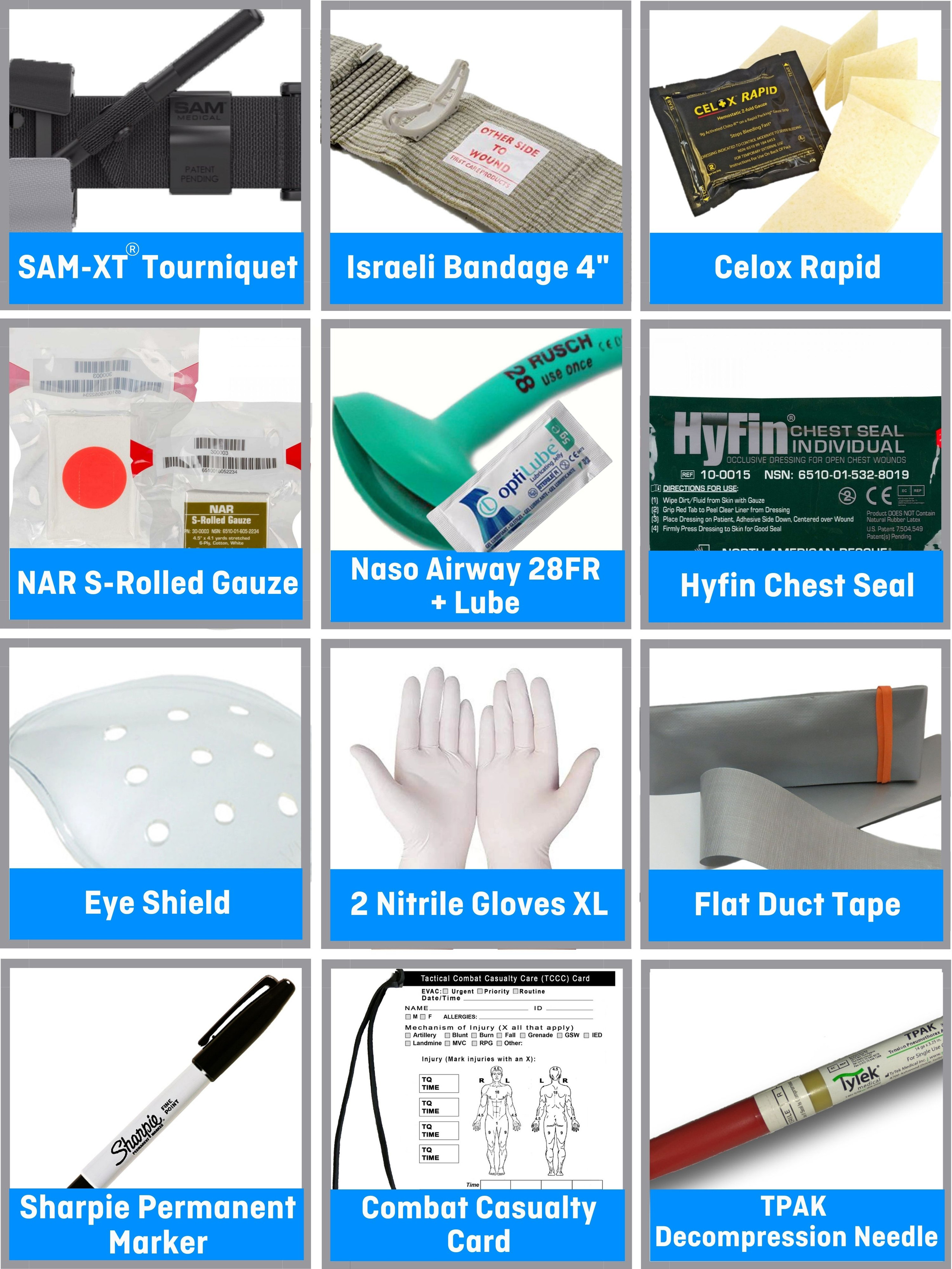First Responder Replenishment Kit - Israeli First Aid