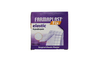 Elastic Hypoallergenic Plaster 10 m x 5 cm FARMAPLAST Fix