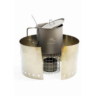 TOAKS Titanium Alcohol Stove Cook System with 650ML Pot