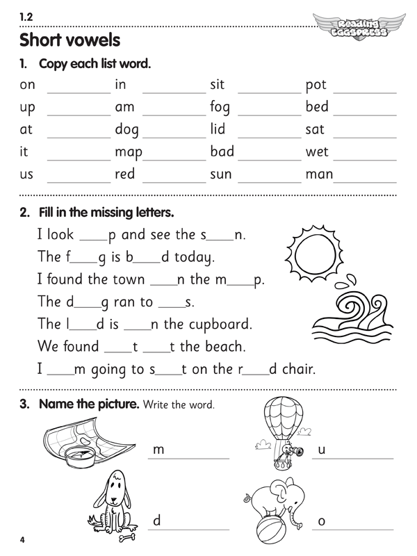 Year 1 Spelling Workbook – Spelling Practice Worksheets