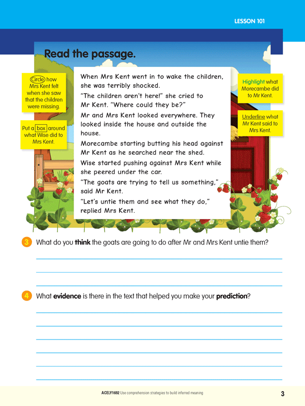 Year 4 Reading Comprehension and Grammar Workbook