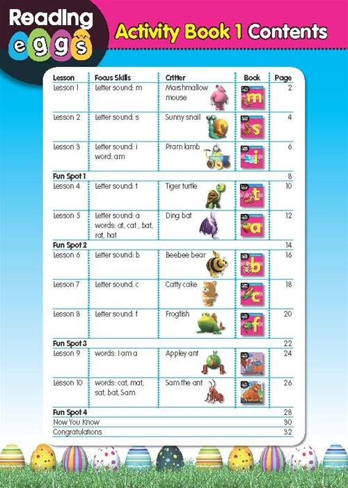 Learn-to-Read Activity Book 1 – Starting Out | Ages 4–6