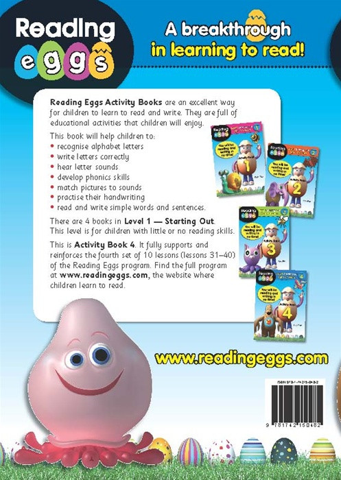 Learn-to-Read Activity Book 4 – Starting Out | Ages 4–6