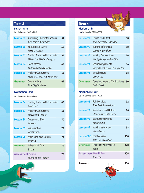 Year 3 Reading Comprehension and Grammar Workbook