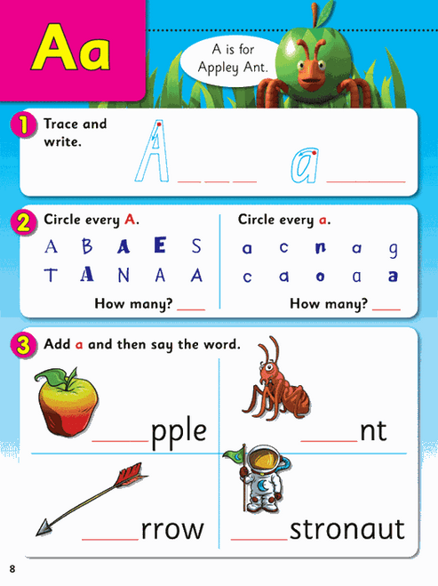 My First Alphabet Activity Book (Ages 4–6)