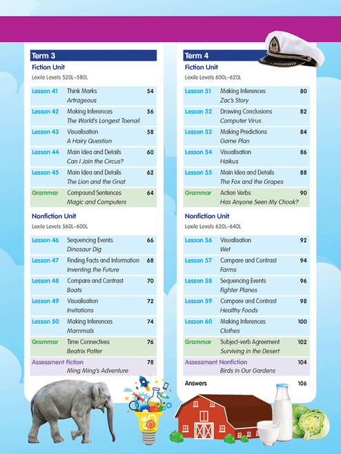 Year 2 Reading Comprehension and Grammar Workbook