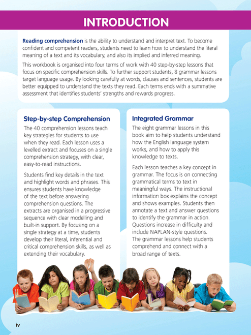 Year 4 Reading Comprehension and Grammar Workbook
