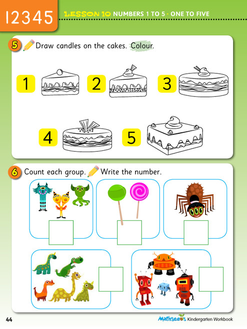 Kindergarten Maths Workbook – 200 Essential Maths Skills