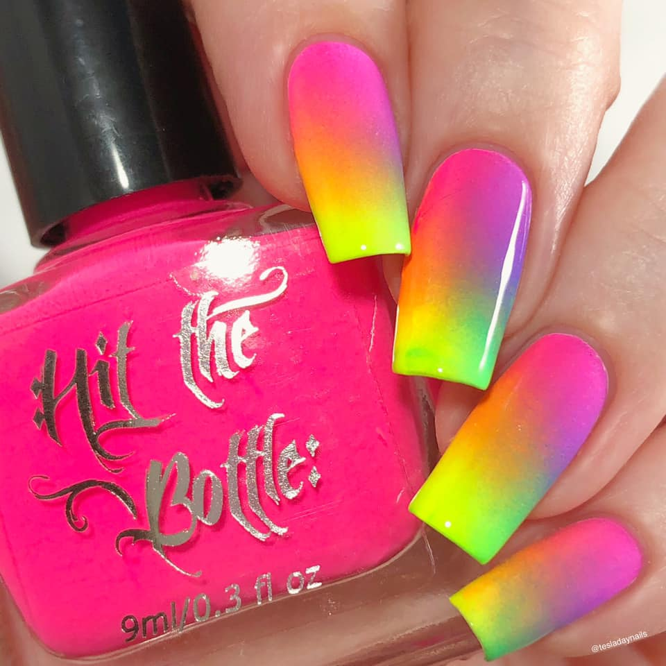 Turquatic - Hit the Bottle Stamping Polish - Lantern & Wren