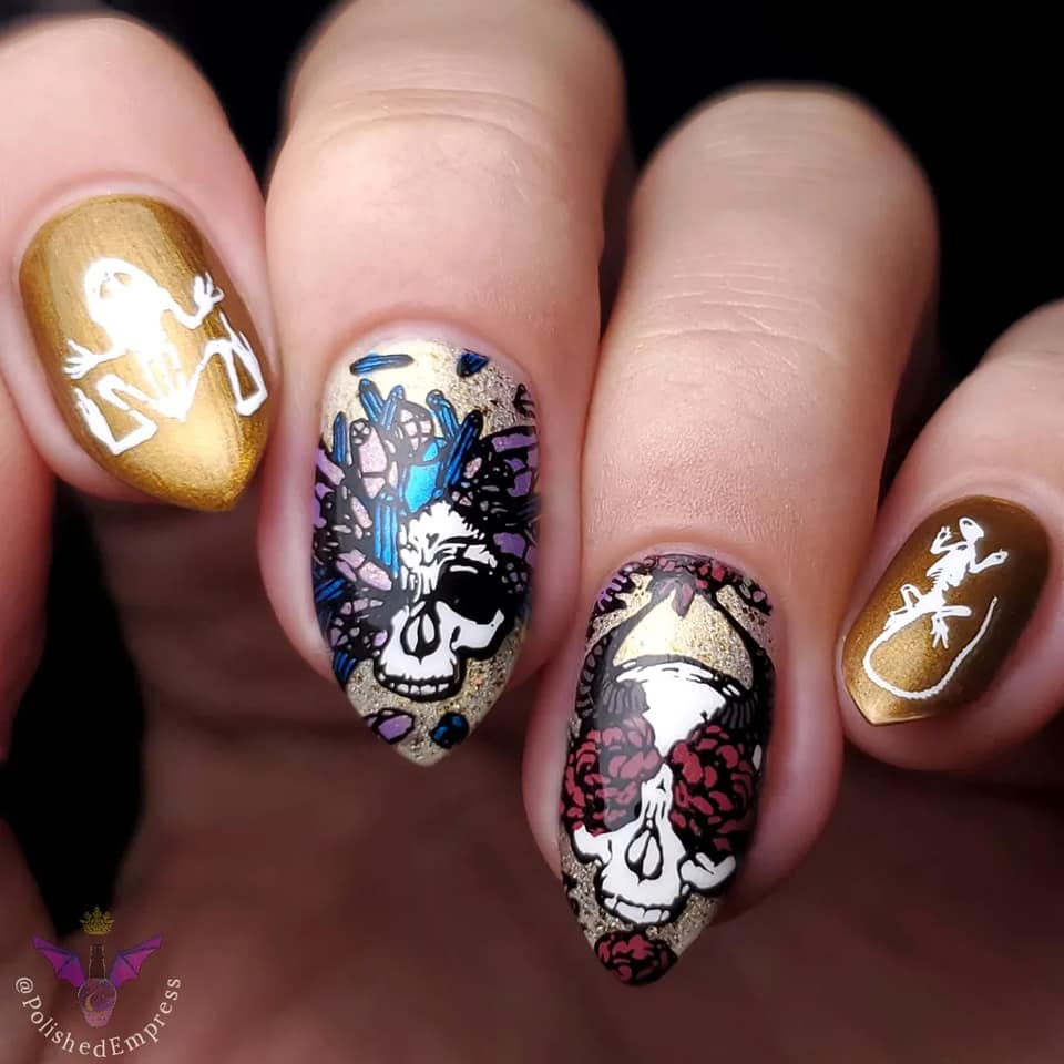 Notorious, RBG Lantern & Wren nail stamp plate, available at www ...