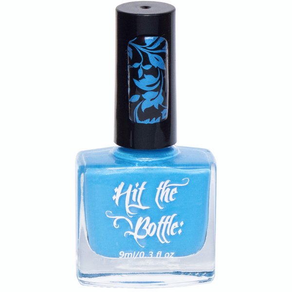 Smurf Blood, Hit the Bottle stamping nail polish. Available at www ...