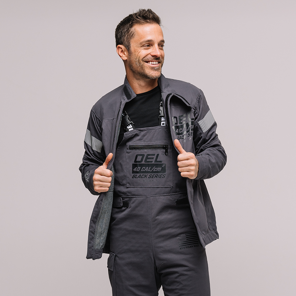 40 CAL Jacket and Bib-Overall Kit-Lift Front Hood-Black Seri | OEL ...