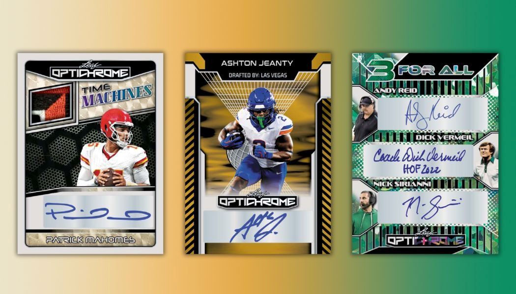 2025 Leaf Optichrome Football Jumbo Box