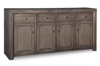 Handstone - Contempo 4 Door/4 Drawer Sideboard - Solid Wood Superstore