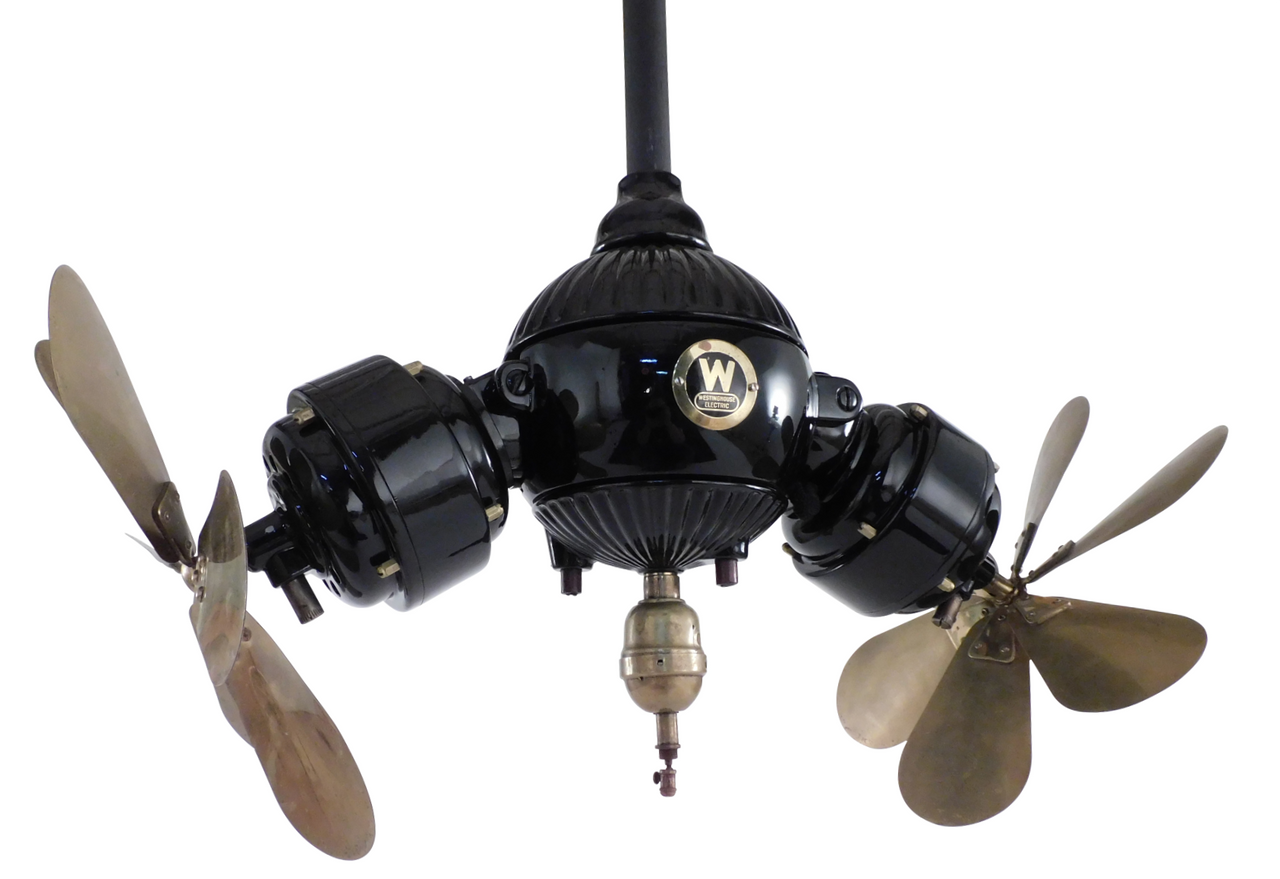 Circa 1920 Westinghouse Gyro Ceiling Fan Restored AFCA History ...