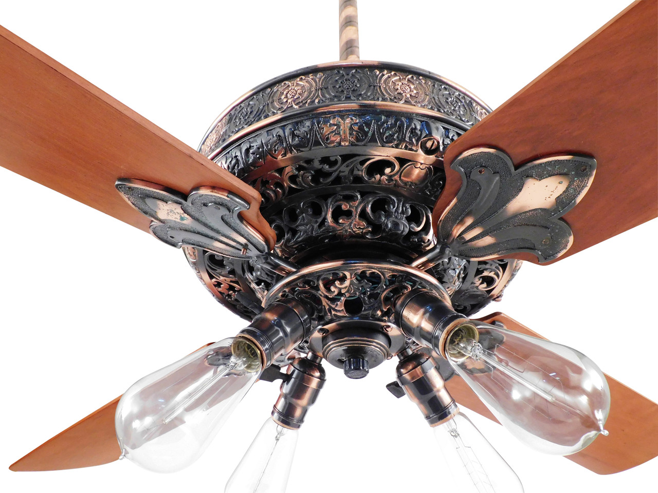 Beautiful Restored 1920 Westinghouse Gyro Ceiling Fan - antiquefanparts