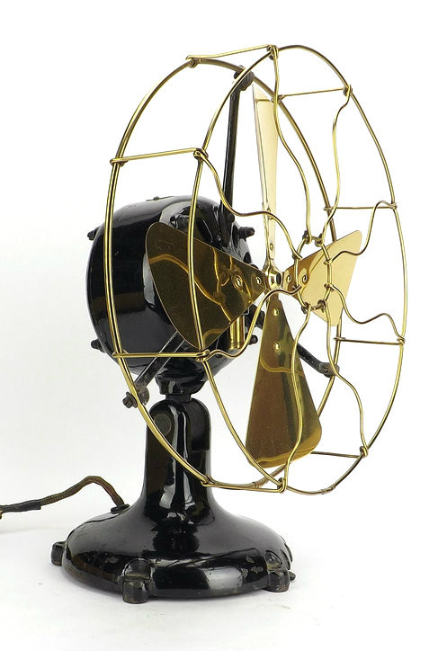 Original 12" Dayton Type 50 Tab Base Desk Fan - Antique Fan Supply Co