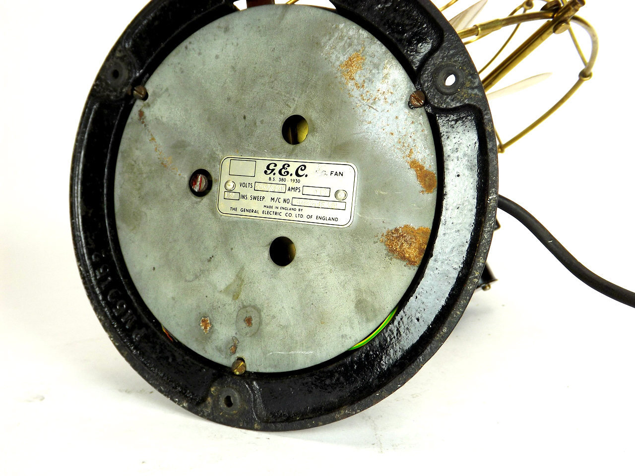 12" GEC Magnet Desk Fan - Antique Fan Supply Co