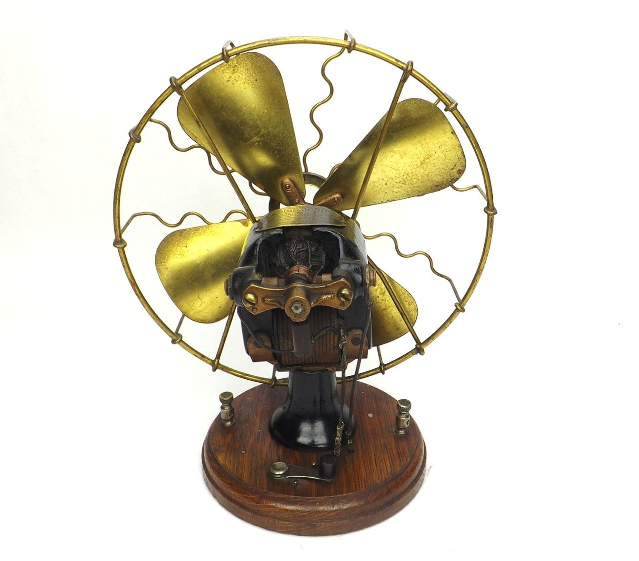 Circa 1900 All Original 8" Richmond Portable Battery Fan - Antique Fan ...