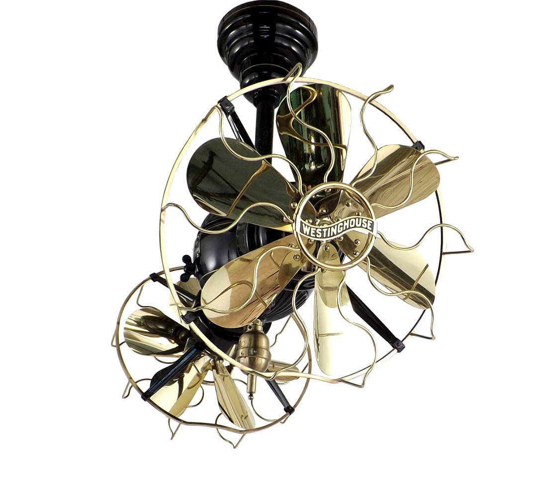 Restored Westinghouse Gyro Ceiling Fan - Antique Fan Supply Co