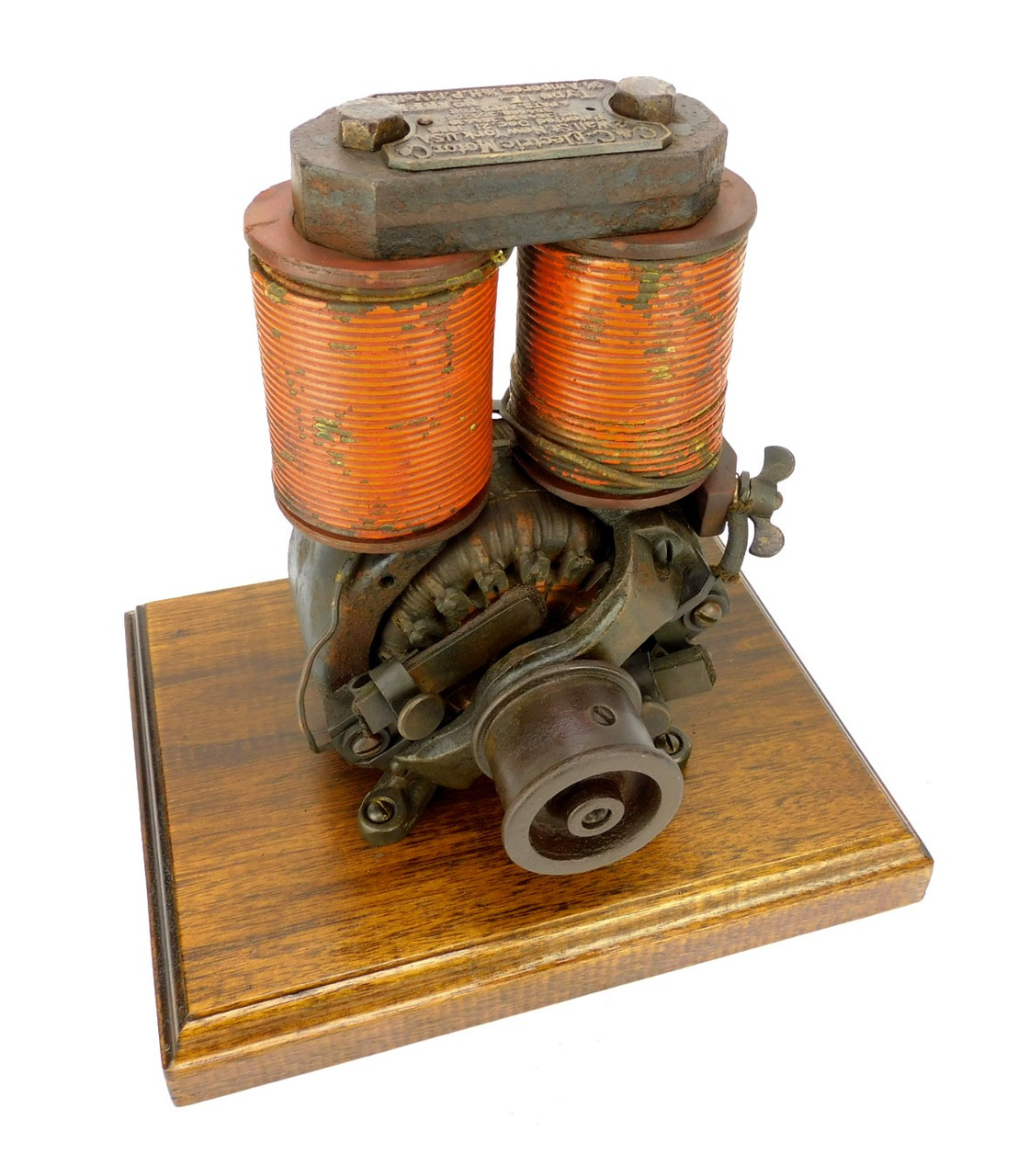 1886 C&C Electric Motor Co. Utility 1E Bipolar Motor - Antique Fan ...