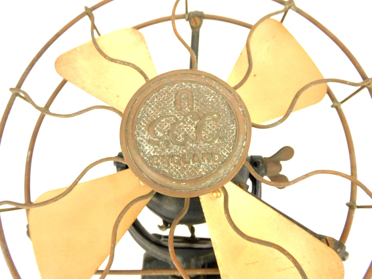 GEC 10" Wall Fan Circa 1910 England - Antique Fan Supply Co
