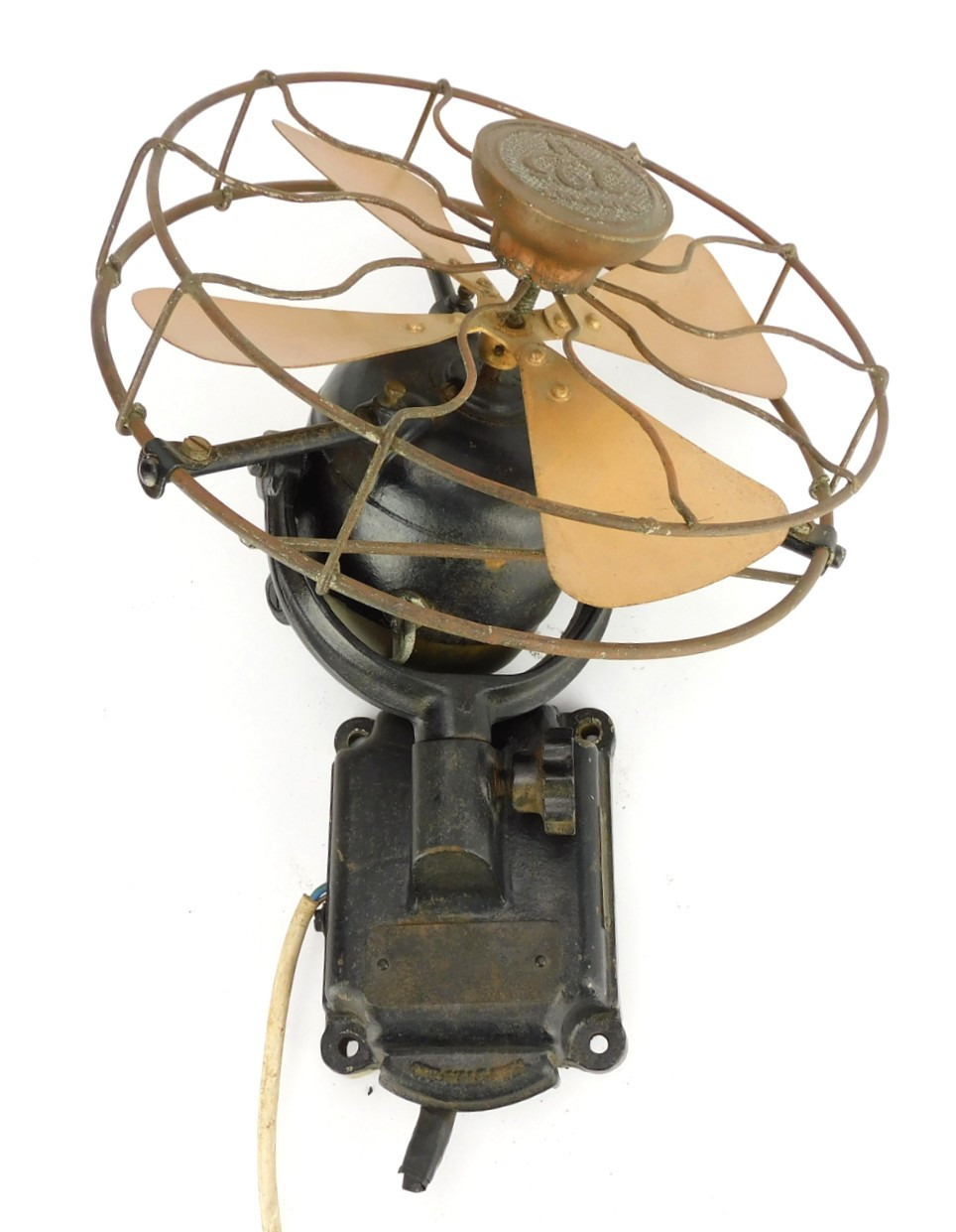 GEC 10" Wall Fan Circa 1910 England - Antique Fan Supply Co