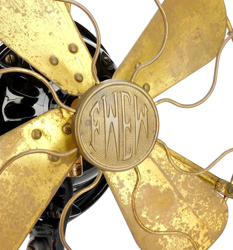 Circa 1912 12" FWEW Fort Wayne Electric Works "Kidney" Oscillating Desk ...